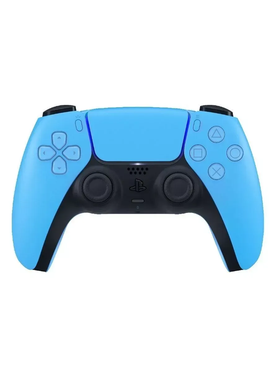 DualSense Wireless, Bluetooth, Проводной, Blue (Копия 1 в 1)