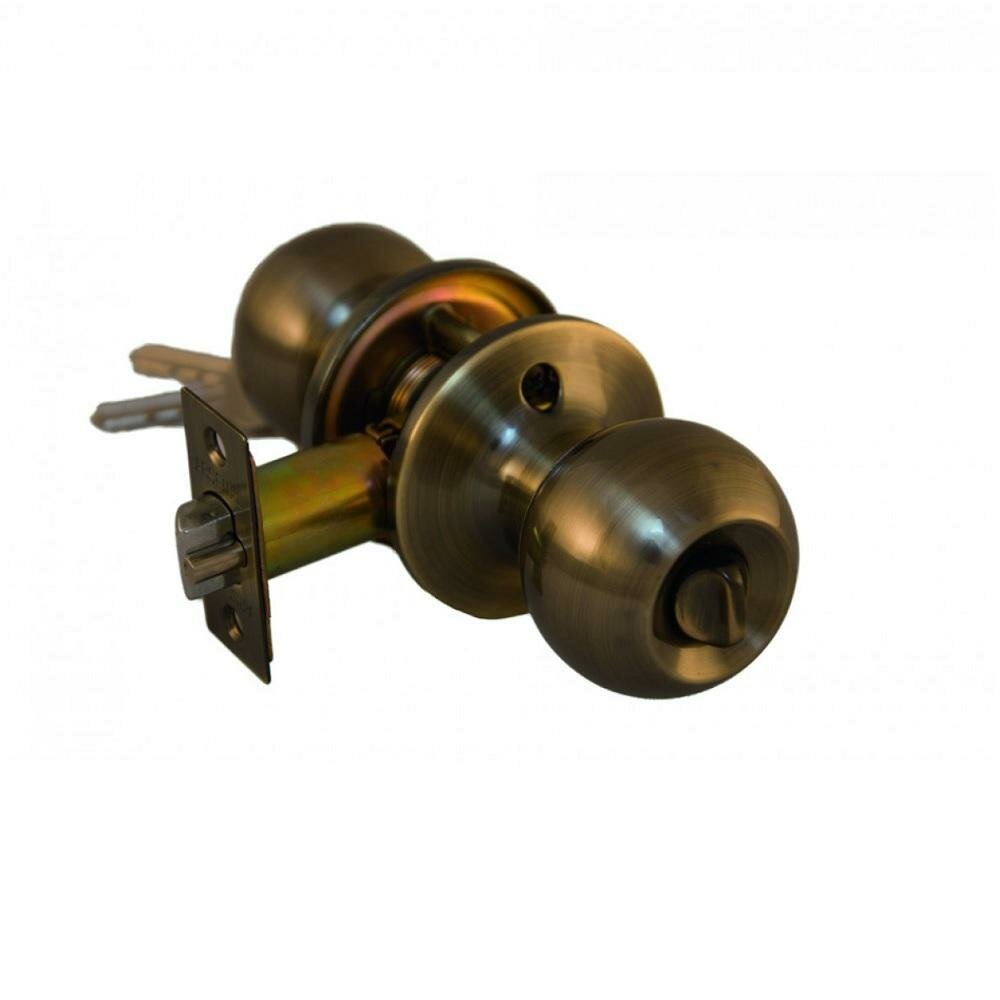 Защелка врезная ЗШ-01 бронз КЛ/фикс 607 ЕТ-АВ ШАР PALIDORE