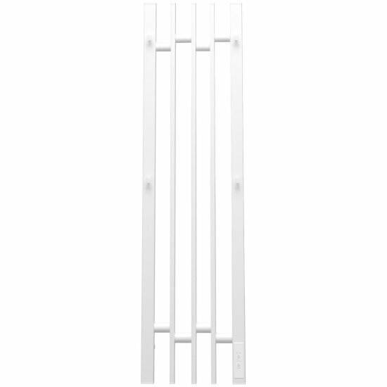 Полотенцесушитель электрический Apextermo Delta DL10183WM 800x180 с крючками, белый матовый