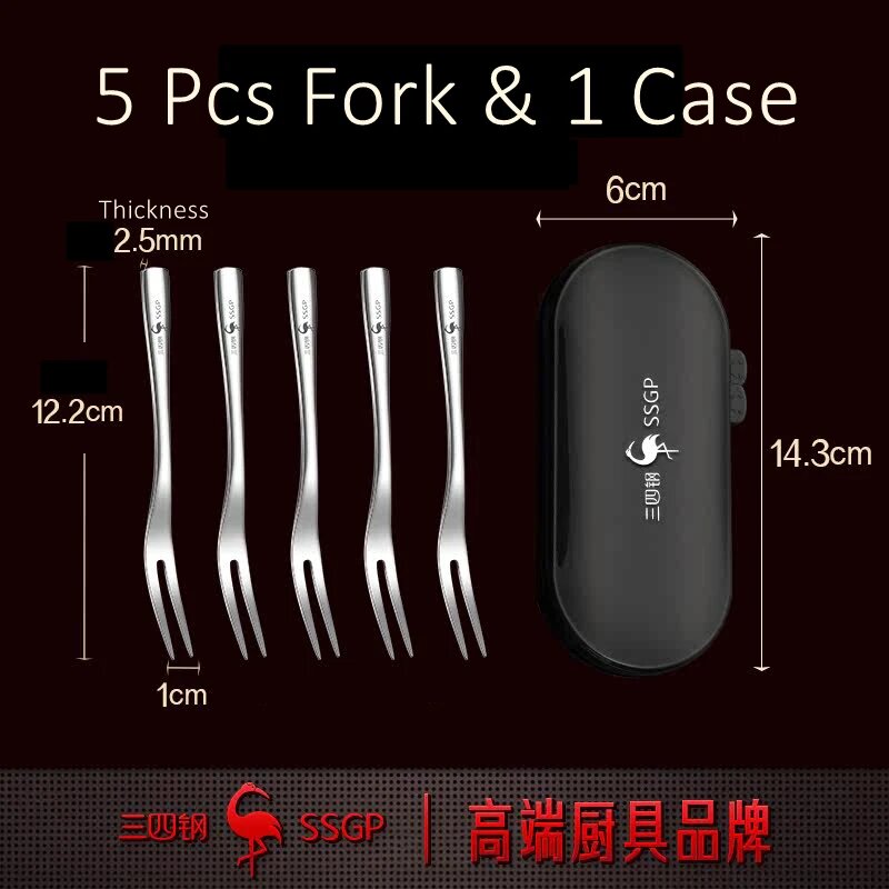 Вилки для фруктов SSGP из нержавеющей стали 316L
