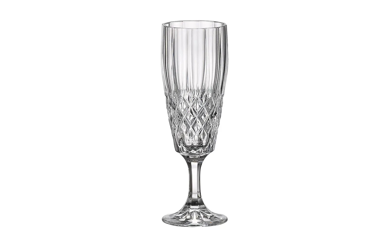 Бокал для шампанского "ANGELA", 160 мл (набор 6 шт.), хрусталь, Crystal Bohemia/ БПХ159