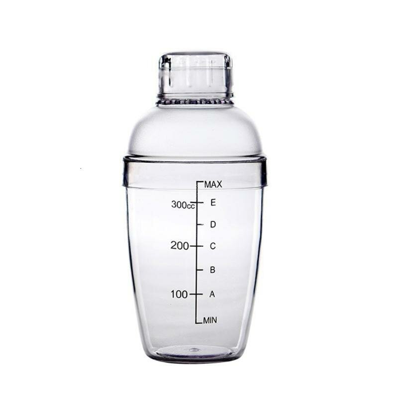 Пластиковые шейкеры для коктейлей, Черный - 350