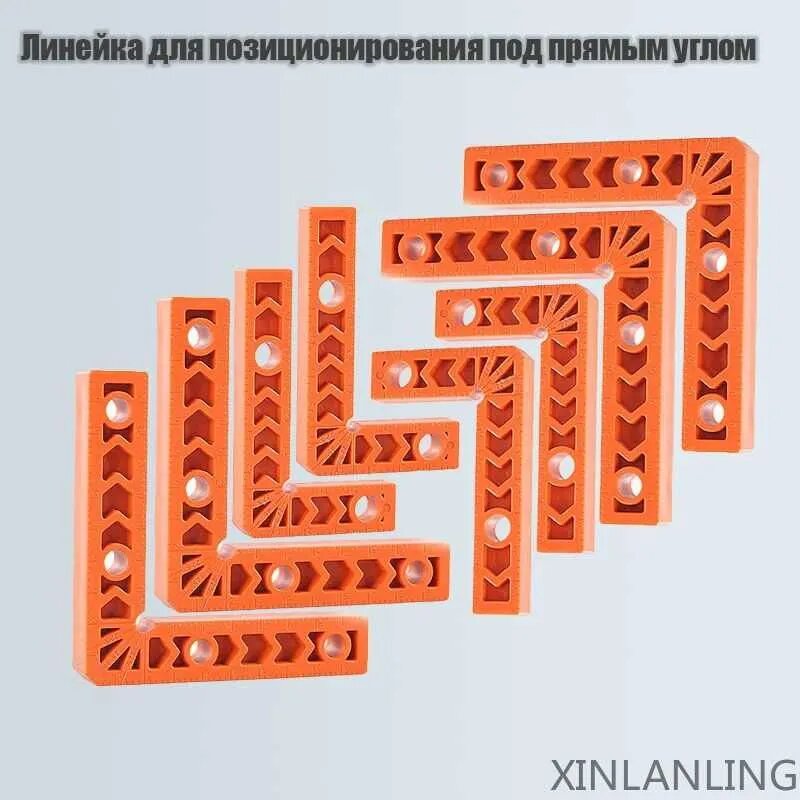 Линейка, угольник строительный, Пластик