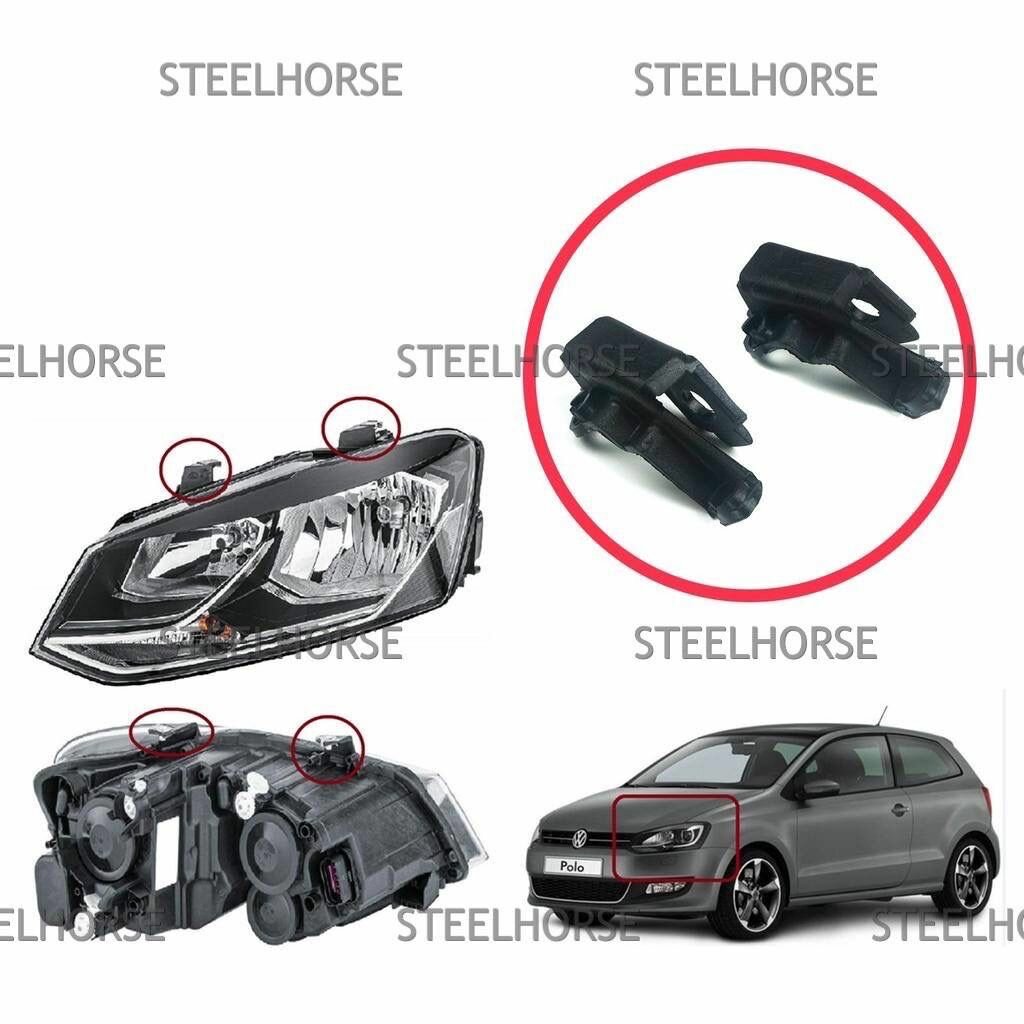 Кронштейн фары левой (к-кт) VW Polo после 2013-