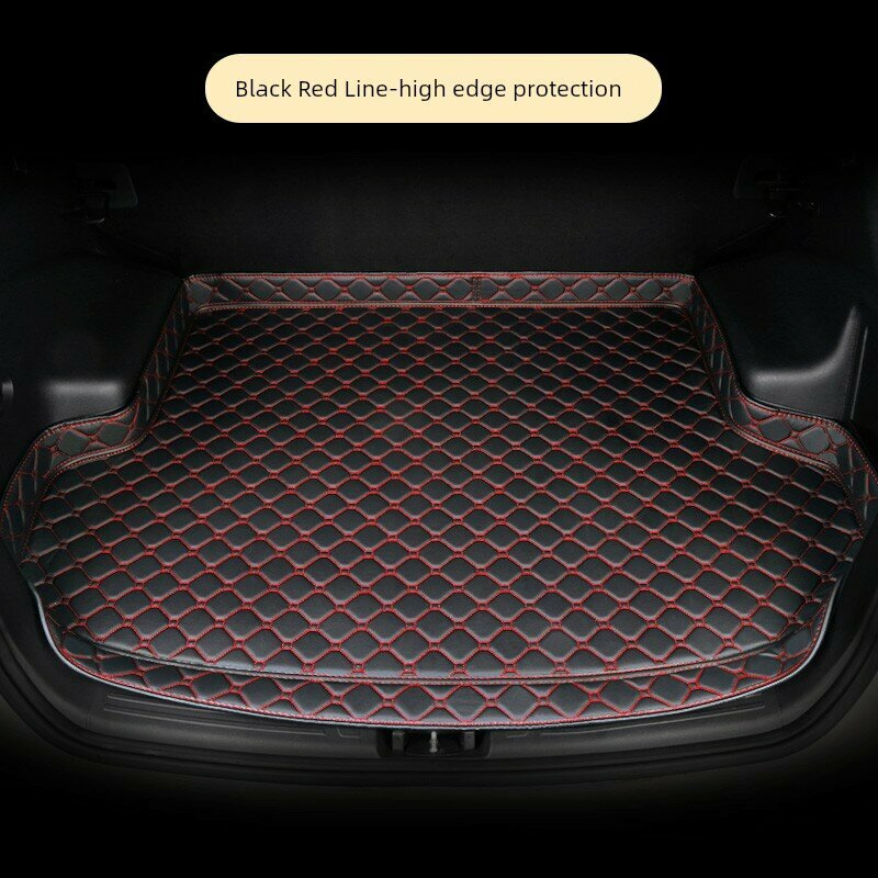 Roewe RX5 PLUS 2019-2025 Полная защита багажника, черный с красными полосками, высокие края, толстый, водонепроницаемый