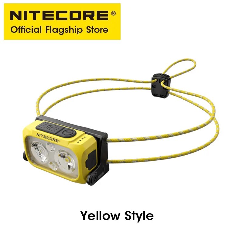 NITECORE NU21 двухлучевый налобный фонарь 360 люмен Желтый, Yellow Style