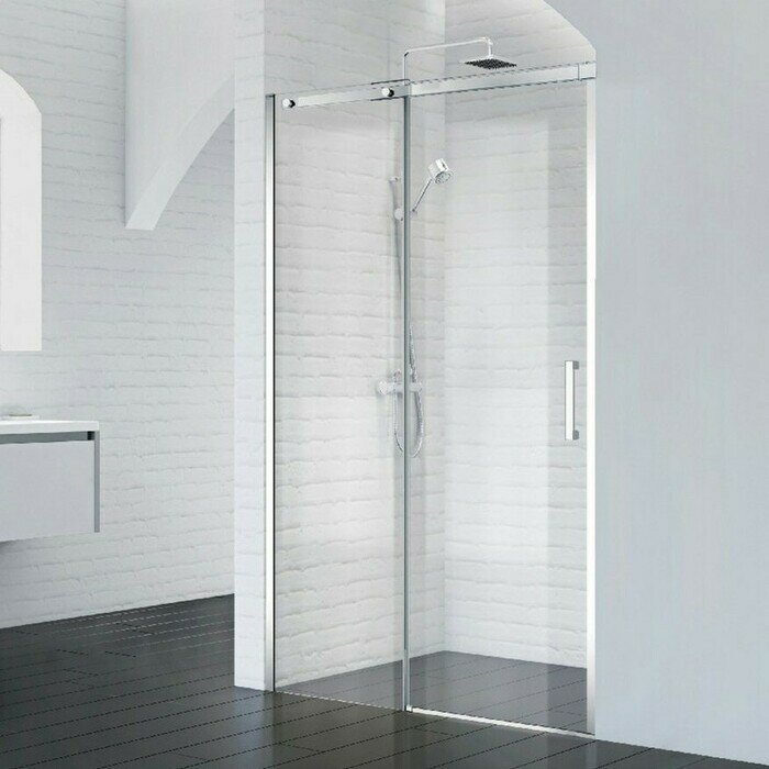 Душевая дверь в нишу BelBagno Kraft 1950x1200 хром KRAFT-60/60-C-Cr-L