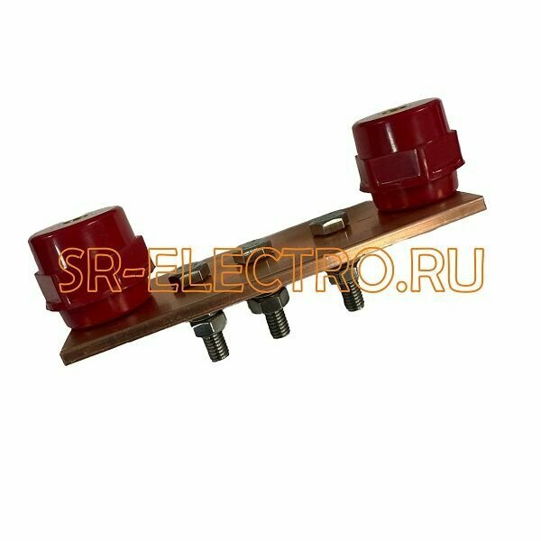 Главная заземляющая шина, сечение 4x40 мм, медь, 3 подключения