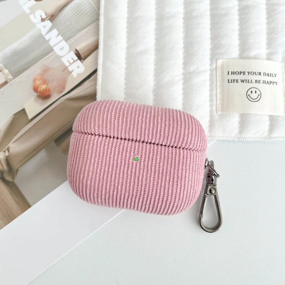 Зимний матовый вельветовый тканевый чехол-крючок для наушников Apple Airpods 1 2 3 4 Pro 3 2, беспроводной Bluetooth-наушник с защитой от царапин