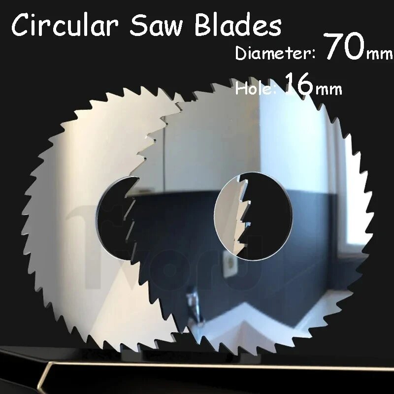 Вольфрамовые дисковые пилы 70 мм для стали и алюминия B- 70x16x2.5mm-1pcs