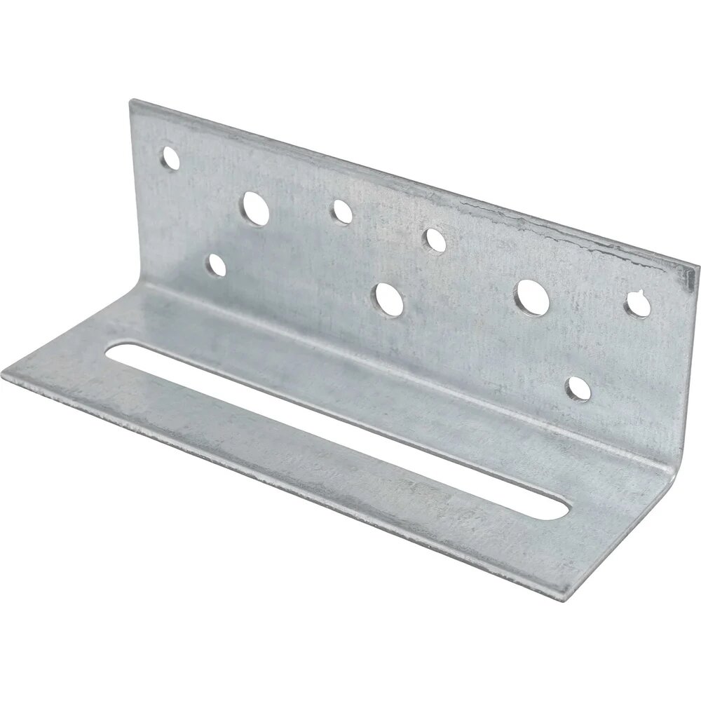 Gigant Крепежный уголок скользящий из оцинкованной стали, равносторонний профиль, для прочного соединения конструкций
