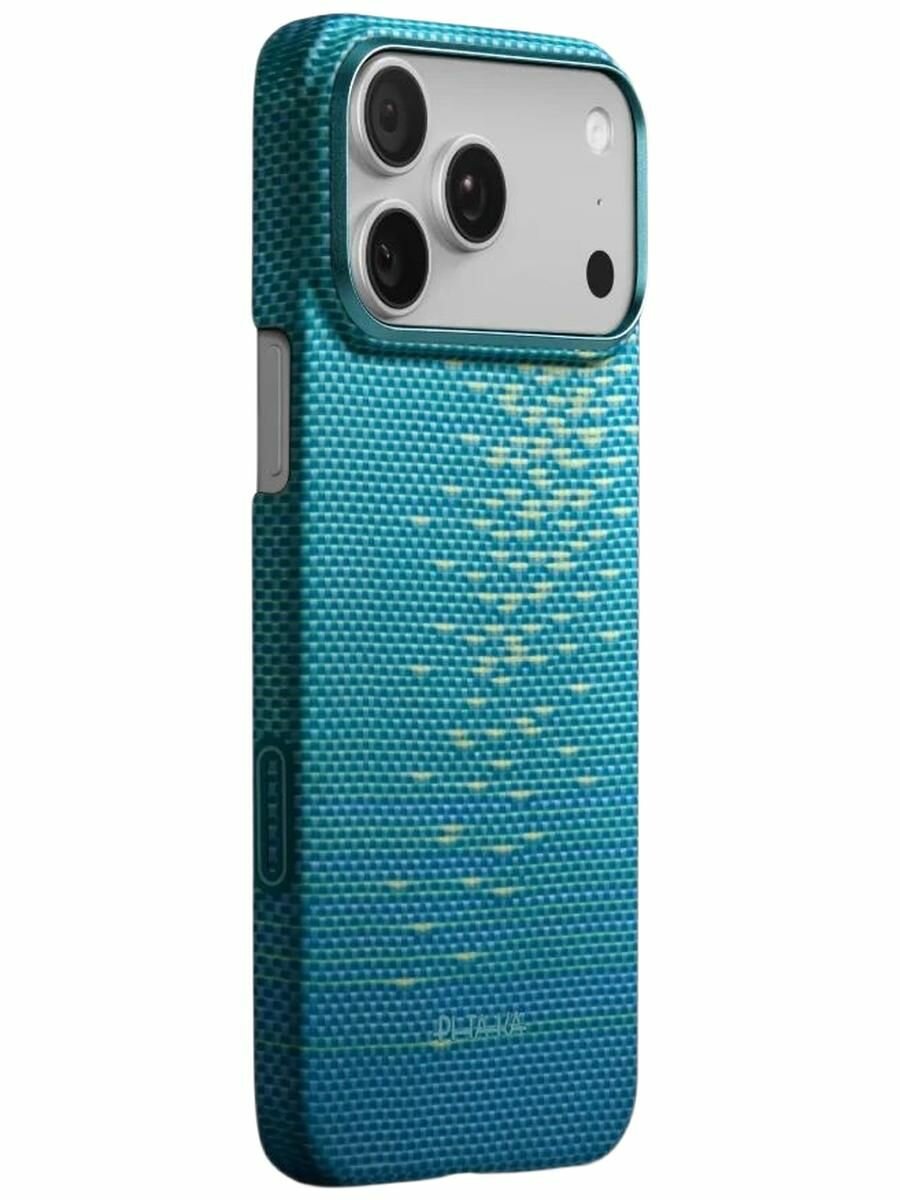 Чехол Pitaka ultra-slim case для iPhone 17 Pro (Lucid Blue )