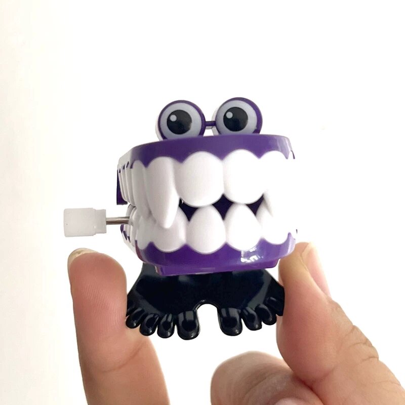 Улыбка за улыбкой, счастливый каждый день, мини-забавные большие зубы, заводные игрушки, декоративные игрушки