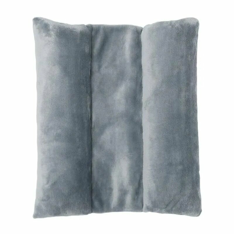 Кровать для кроликов 15.7 x 14 дюймов, утолщенная мягкая вогнутая лежанка, плюшевый коврик для сна в клетке, Серый