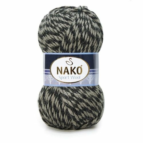 Пряжа Nako Sport wool 21342 (5 мотков по 100г/120м)