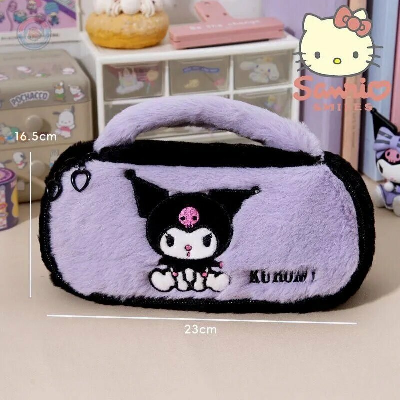 Пенал Hello Kitty от Sanrio стильный и удобный аксессуар для канцелярских принадлежностей