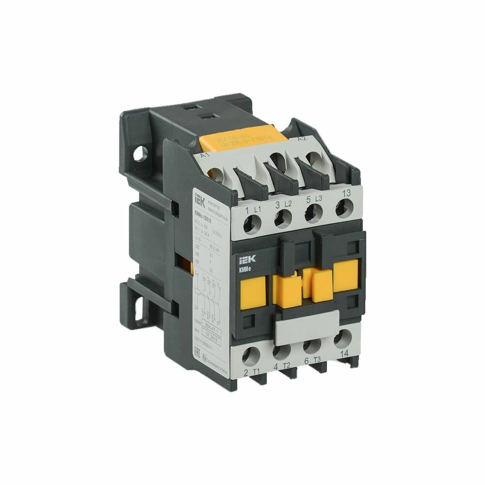 Контактор КМИе-11210 12А 230В/АС3 1НО IEK KKME11-012-230-10