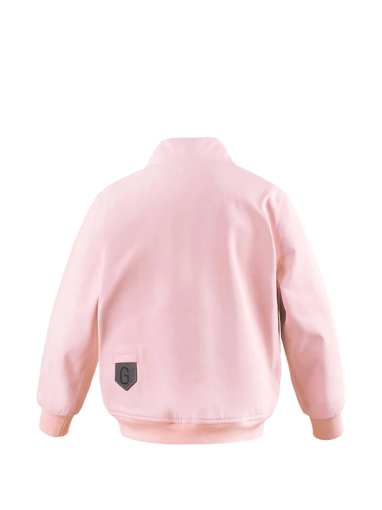 Бомбер GOSOAKY Logo-patch bomber jacket, размер 14 лет, coral pink — фото 1