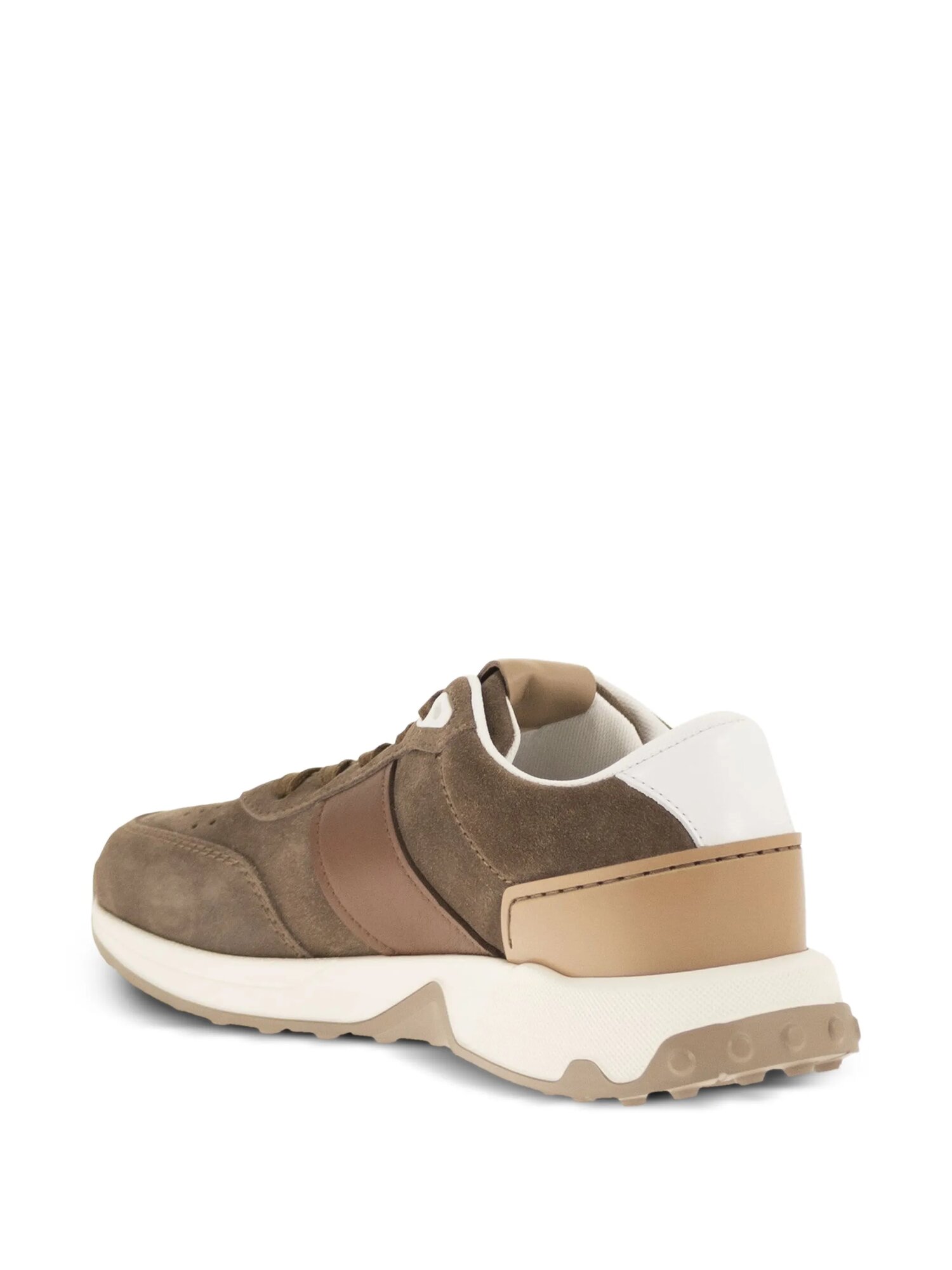 Кроссовки Tod's Suede sneakers, размер 6.5, коричневый — фото 1