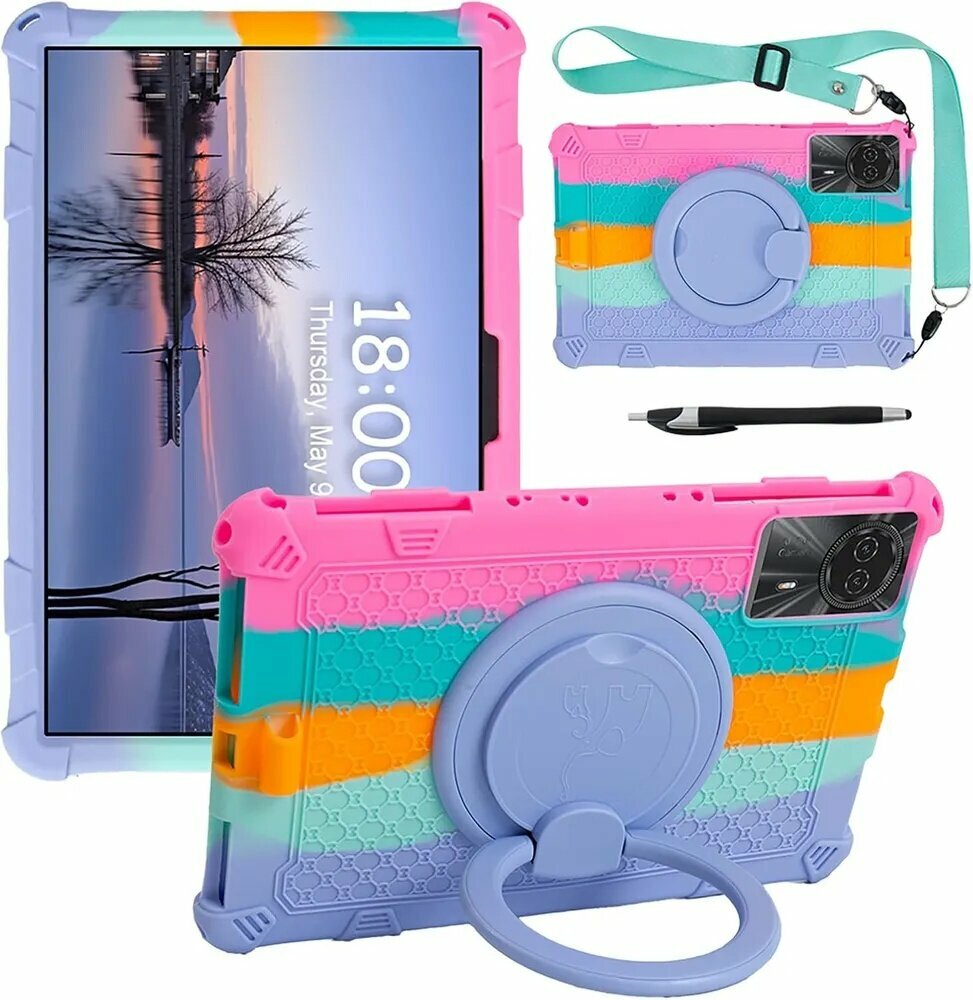 Универсальный 11-дюймовый планшет детский чехол для DOOGEE T30 PRO T30S T30E T30SE Blackview Tab9 WIFI TECLAST P50 / T50HD OUKITEL OT8 / OT11 UMIDIGI Ремешок с плечом