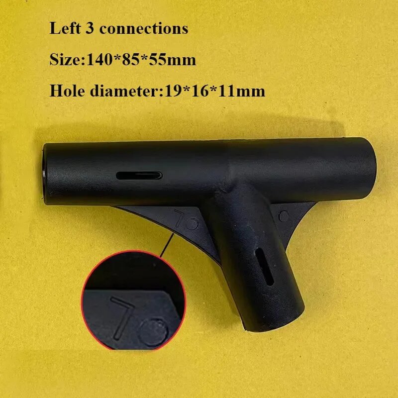 Пластиковый соединительный разъем для палатки 140° left 3connections