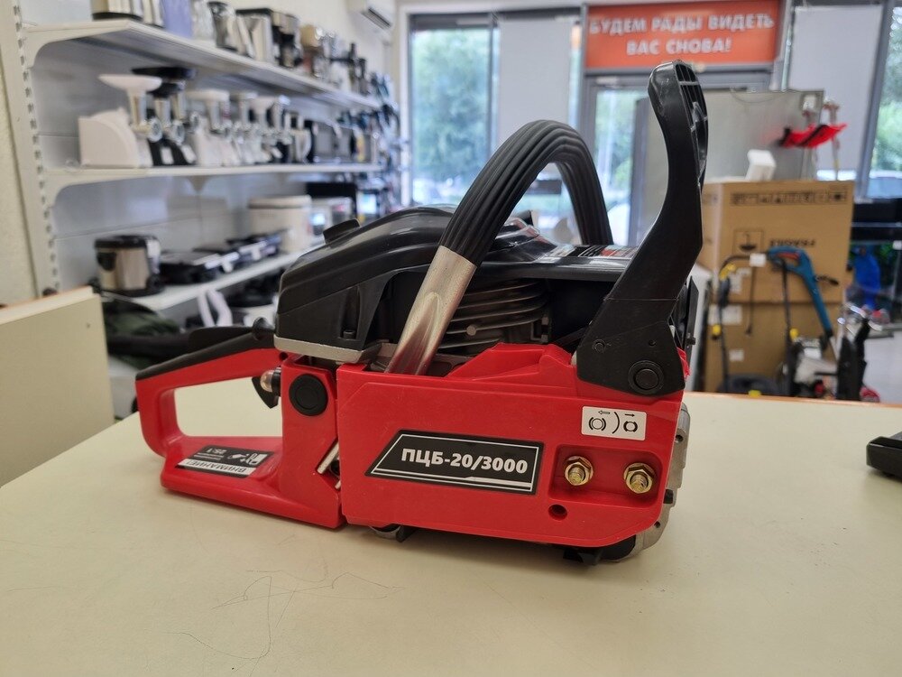 Бензопила Техпром ПЦБ-20/3000, антивибрационная, 3000 Вт, Б/У уценка