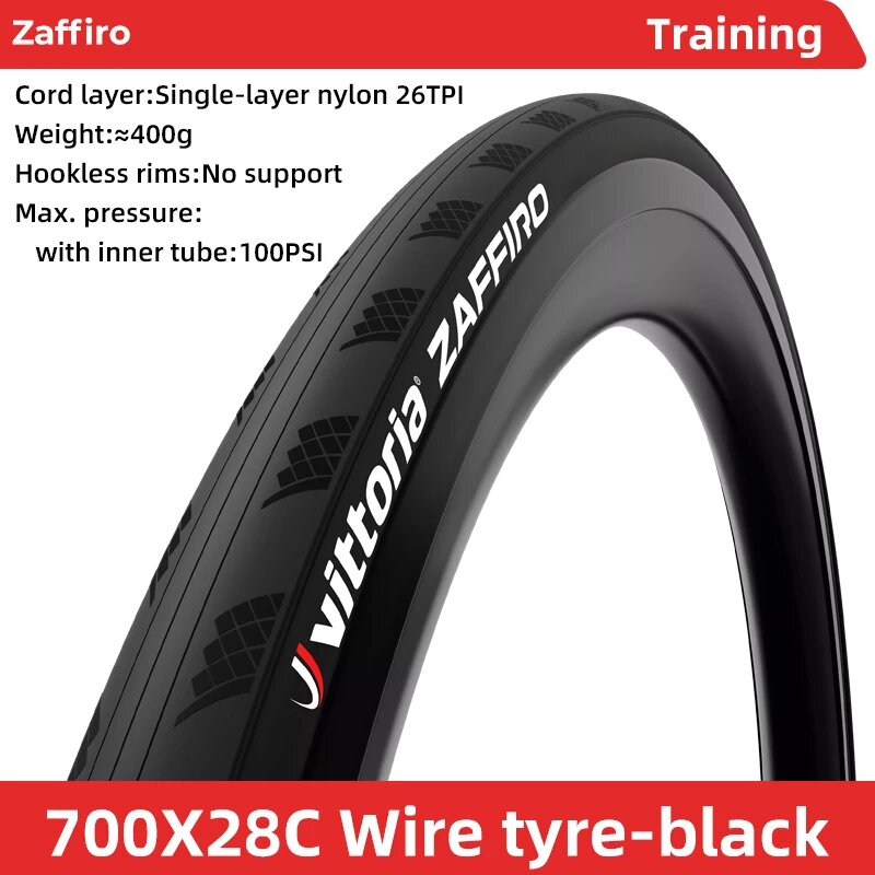 Vittoria Zaffiro V 700x25C/28C/30C шина для шоссейного велосипеда Черный, 700x28C No Folding