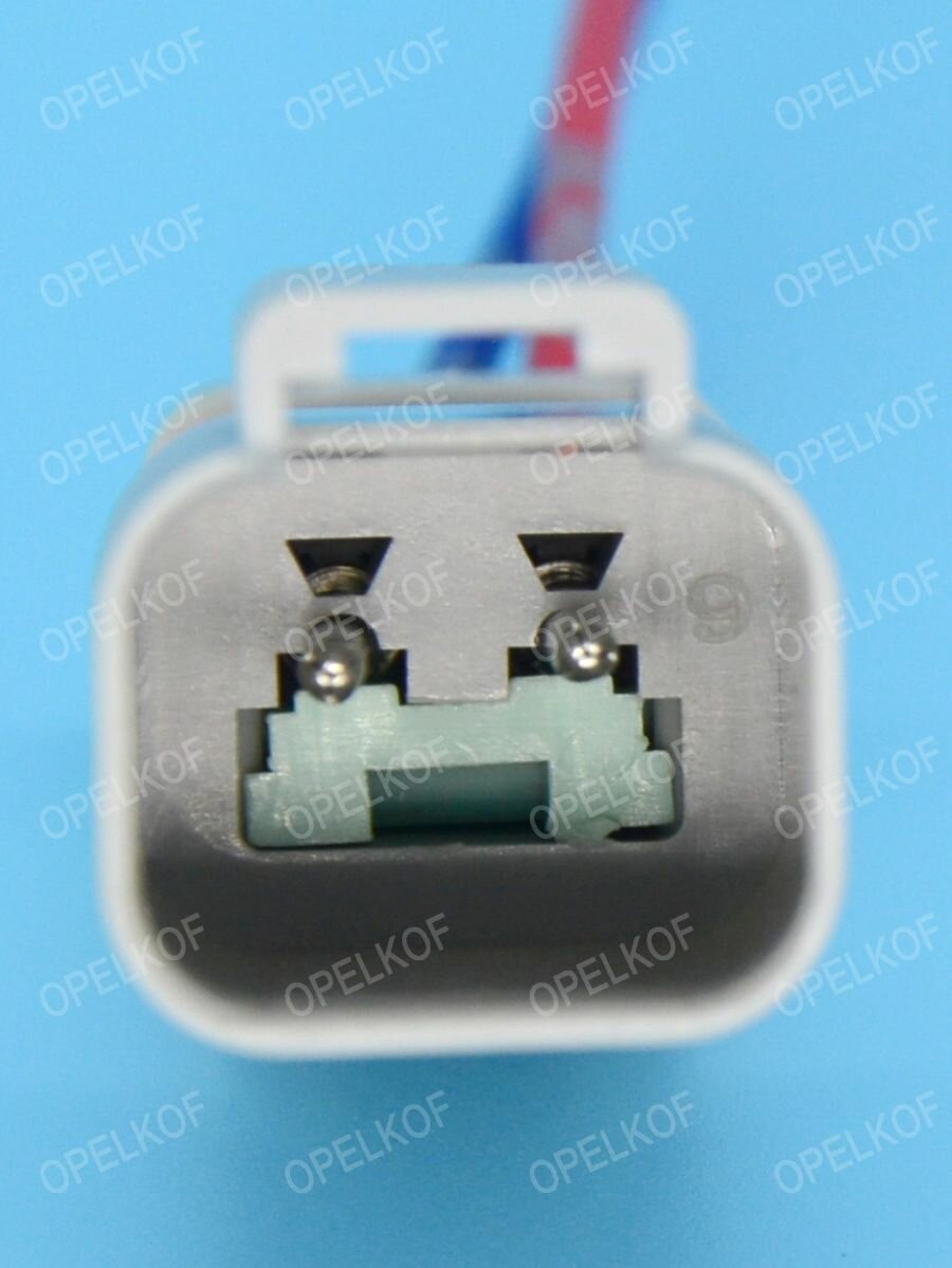 Разъем Deutsch DT04-2P автомобильный 2 контакта (2 pin) для иномарок: МАН Мерседес Даф Скания Ивеко Вольво Рено Татра