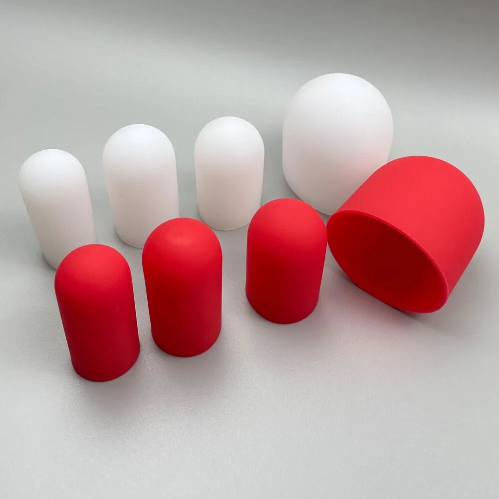 Силиконовый фильтр для фонарика Red M size