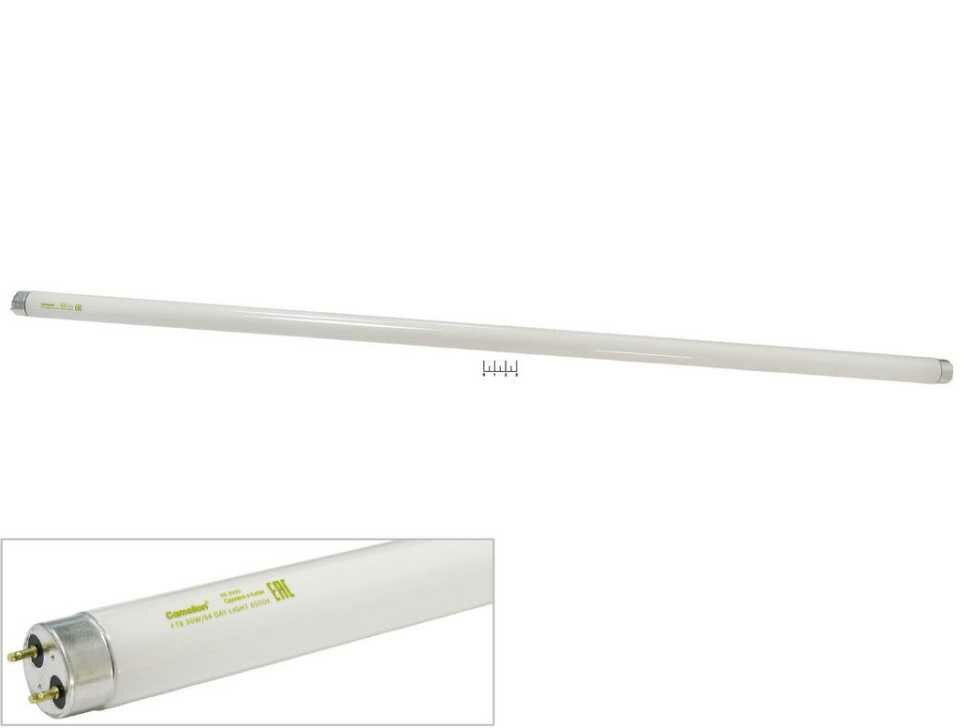 Лампа люминесцентная T8 30W/54 6500K белый холодный (900мм) Camelion