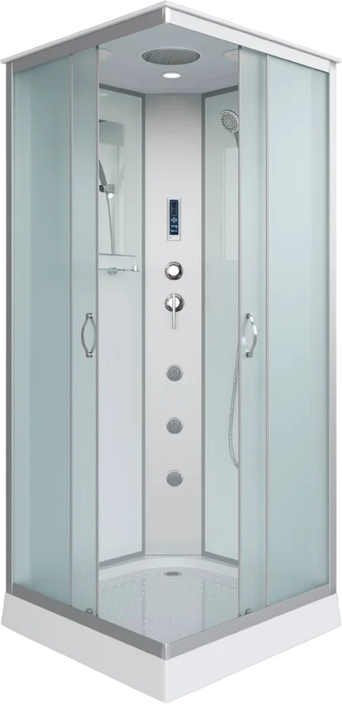 Душевая кабина Niagara Classic NG-1101-14F 90х90 см, с гидромассажем и пультом управления