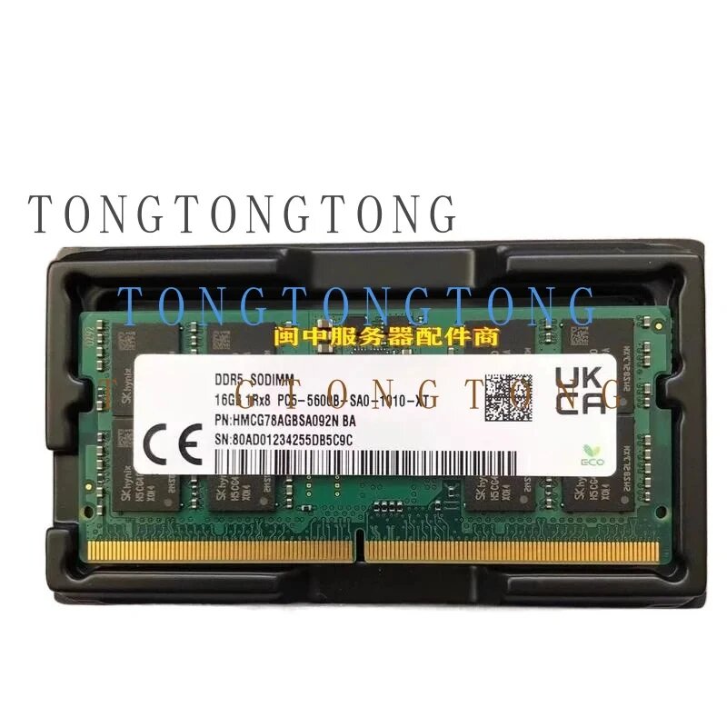 TT для SK Hynix 16 ГБ HMCG78AGBSA092N Память для ноутбука 16 ГБ DDR5 5600B