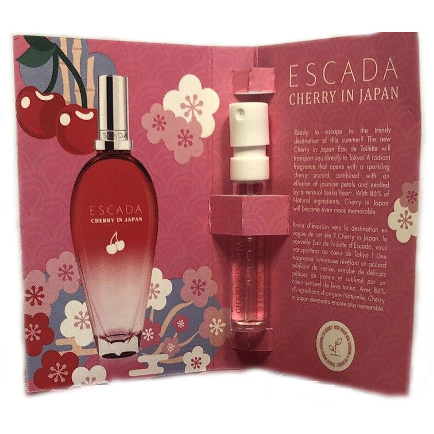Туалетная вода Escada Cherry In Japan миниатюра 1.2 мл / Пробник духов Эскада Вишня В Японии