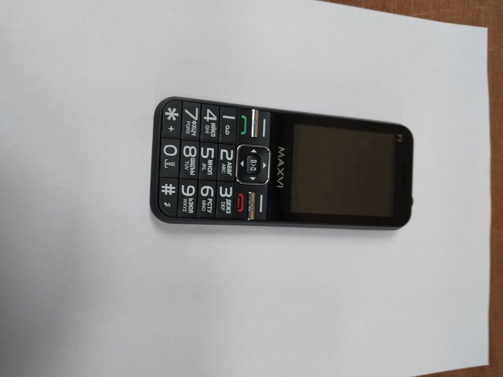 Телефон мобильный MAXVI P3 Black (1463806)