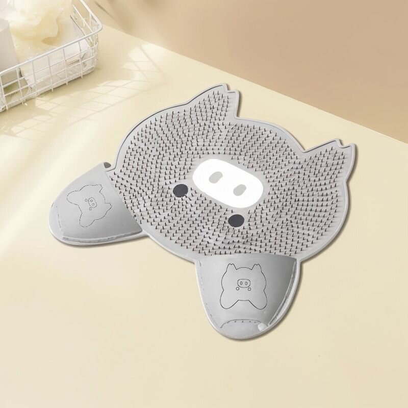 Силиконовый коврик для мытья ног, удобный скребок для ног, нескользящий коврик для ванной, милый аксессуар для дома для удаления омертвевшей кожи, специально для купания и массажа.