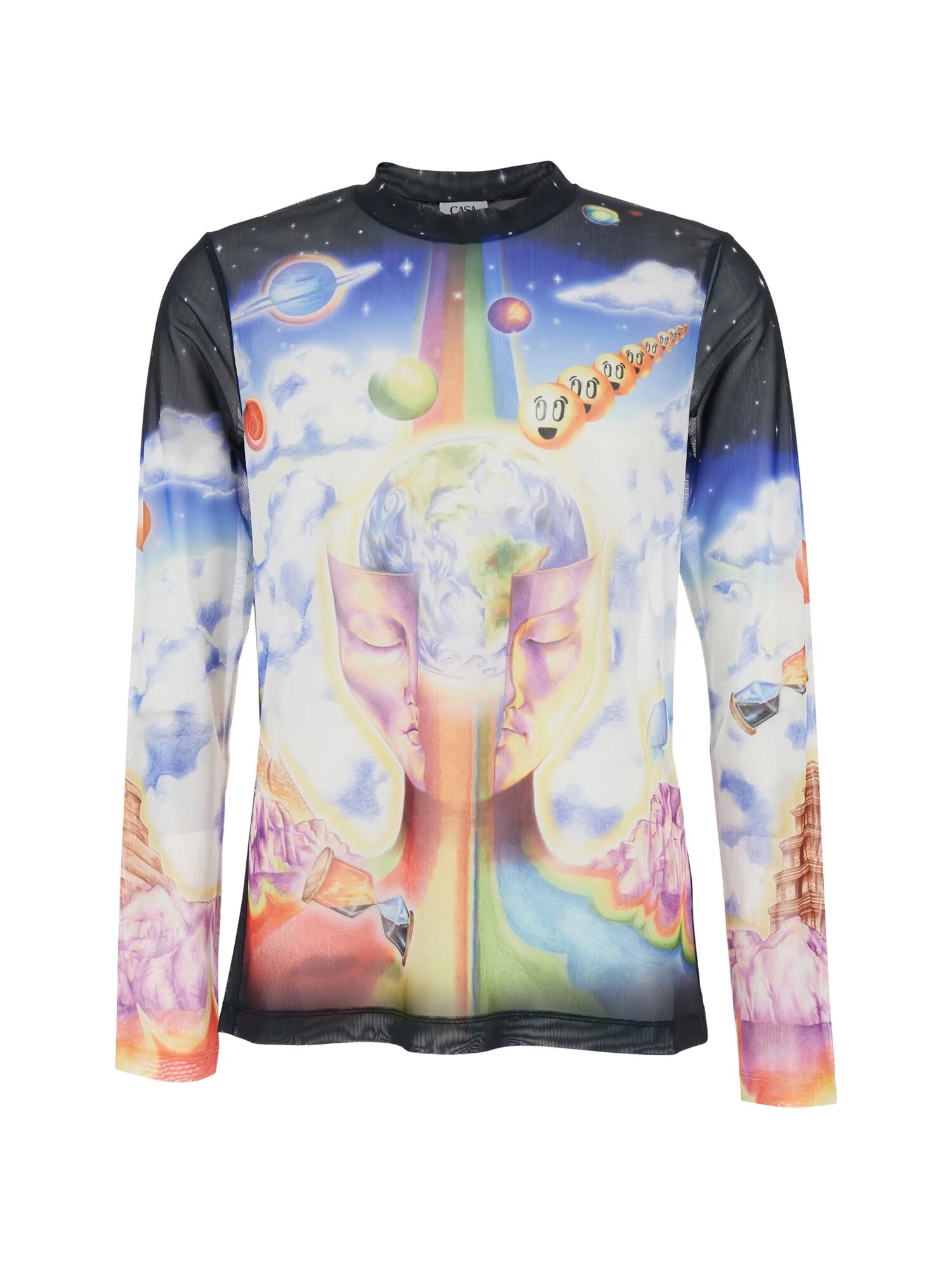 Толстовка Casablanca Mesh printed sweatshirt