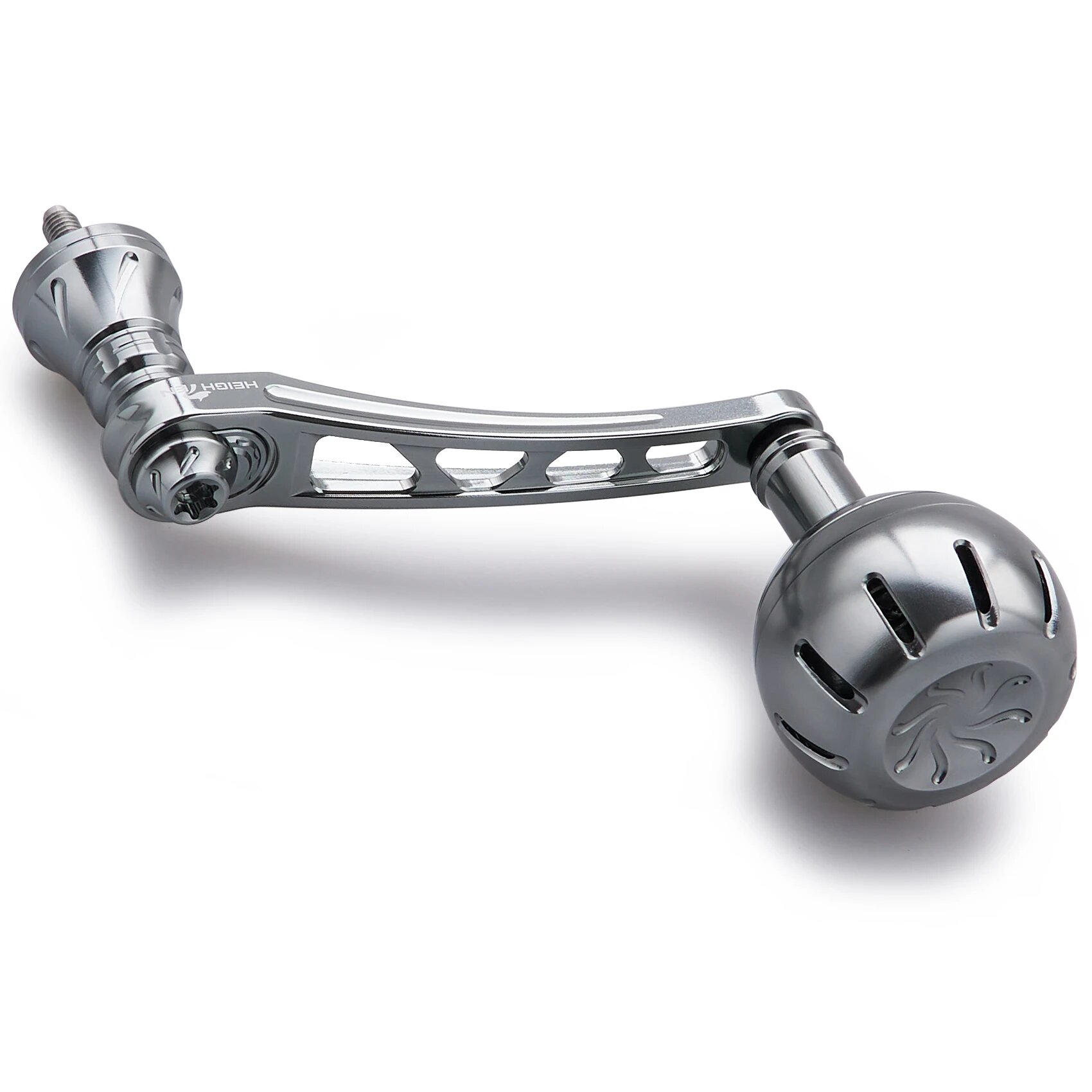 Ручка спиннинга серая, All Silver, 65-70 мм