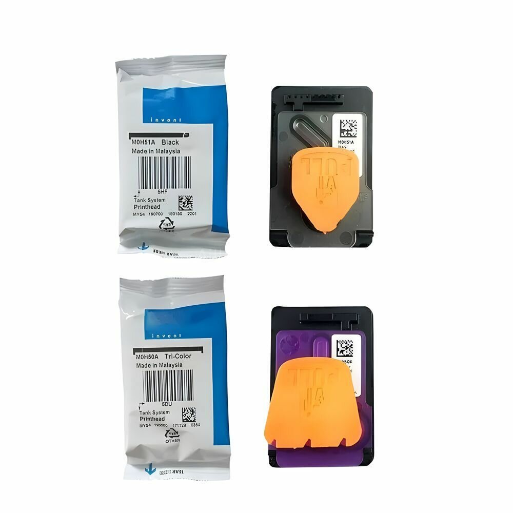 Комплект картриджей M0H50A+M0H51A M27R, оригинал, Набор CMYK, 2 шт