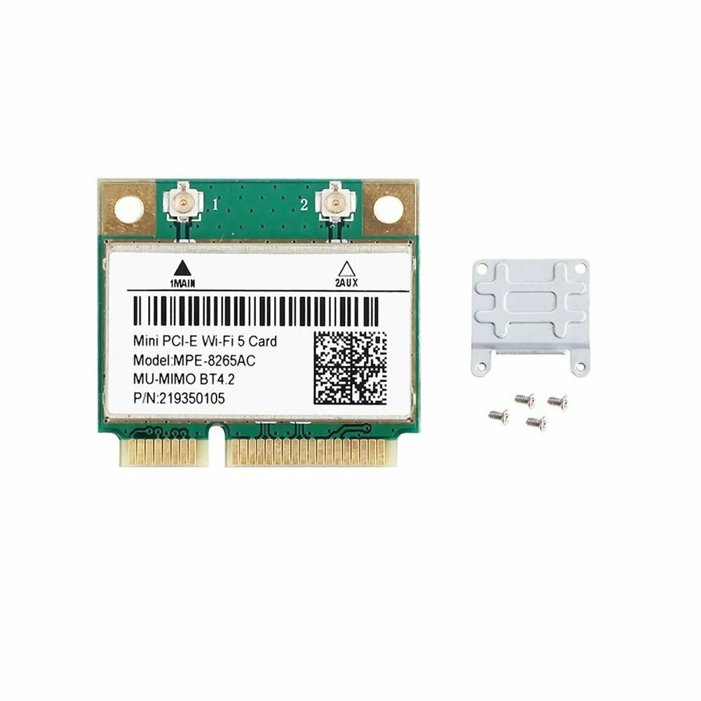(Q R C X) -8265AC Wireless Half Mini PCI-E Wifi Card PCIe Сетевая Карта Wlan 1200 Мбит/С