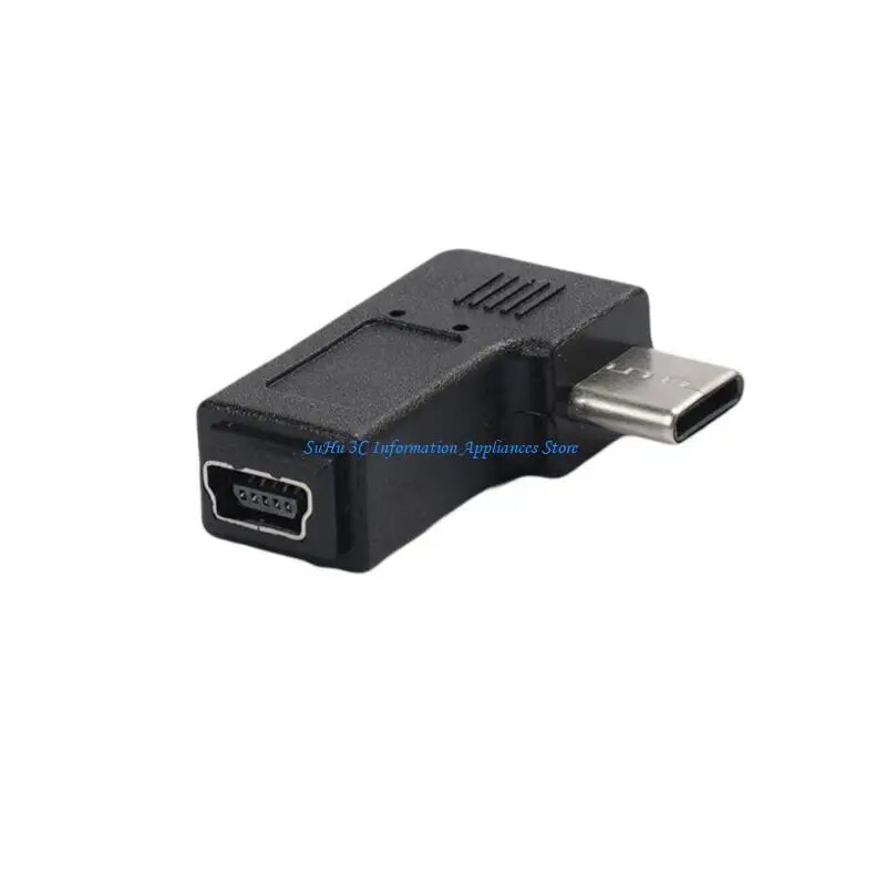 Адаптер USB Type-C на Mini USB 90 градусов