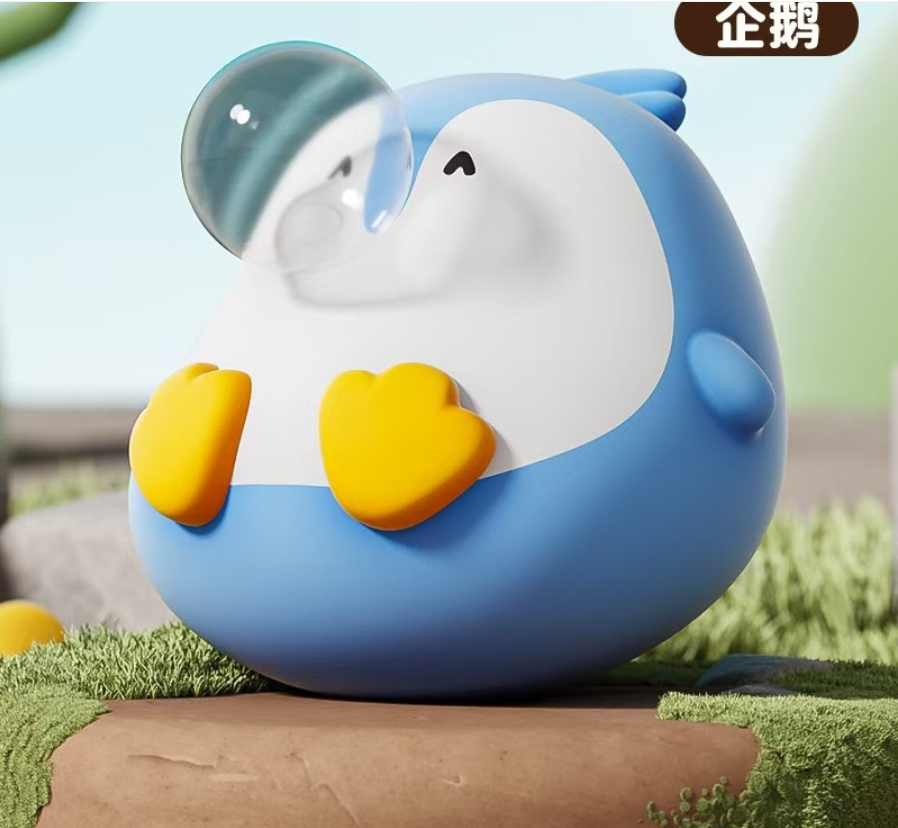 Сенсорная игрушка MOONBIFFY Cute Animal Spitting Bubbles Penguin