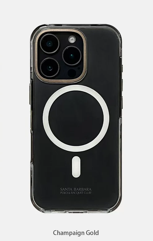 Чехол Santa Barbara Polo & Racquet Club, для iPhone 16 Pro, алюминий/пластик, противоударный