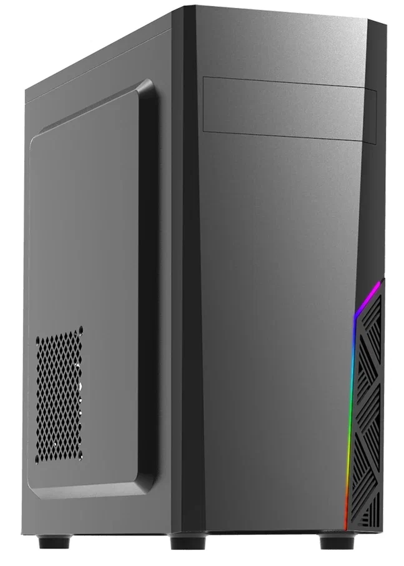 Корпус Midi-Tower Zalman T8 Black, RGB-подсветка, ATX, черный