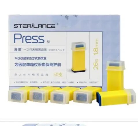 Стерильные ланцеты для диабетиков 28G 100 шт