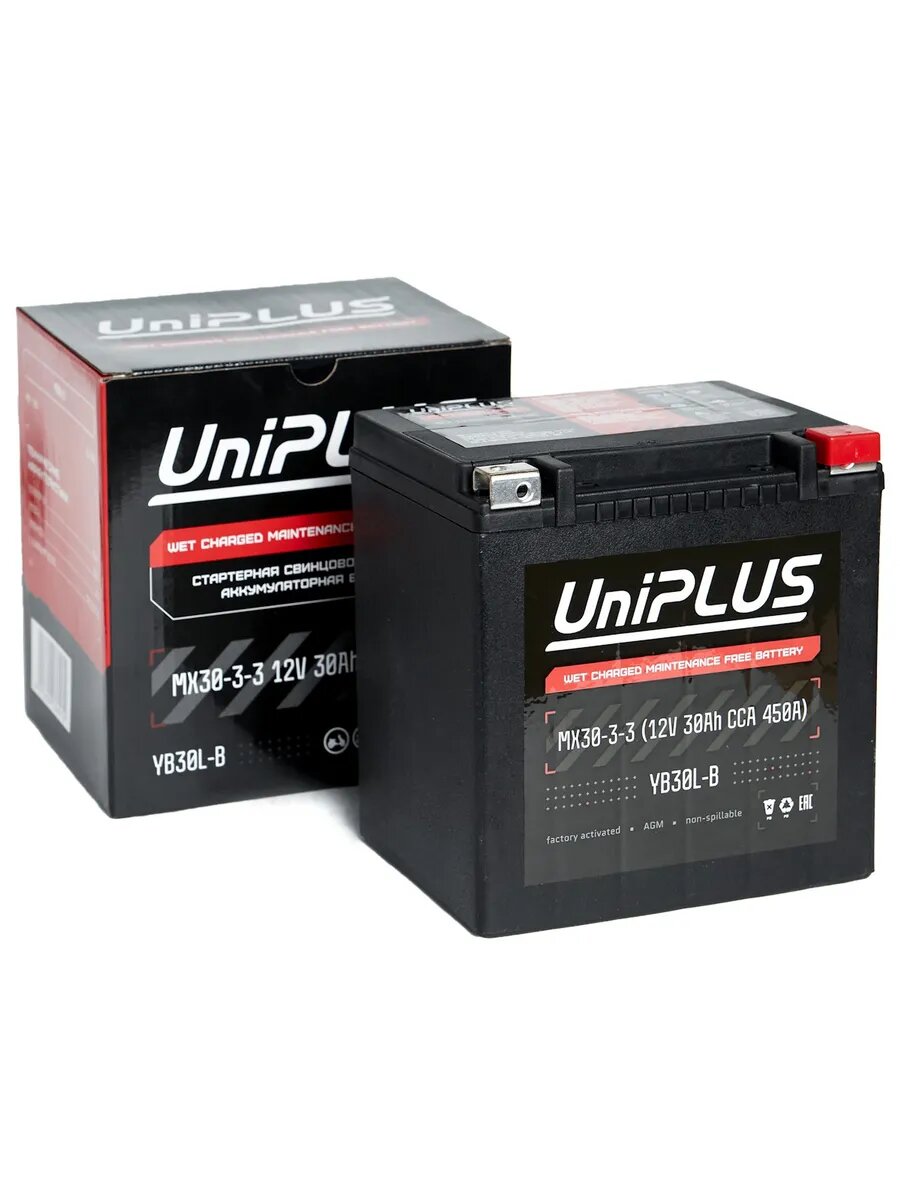 Аккумулятор Leoch UniPLUS MX30-3-3 12V 30Ач обр. пол.
