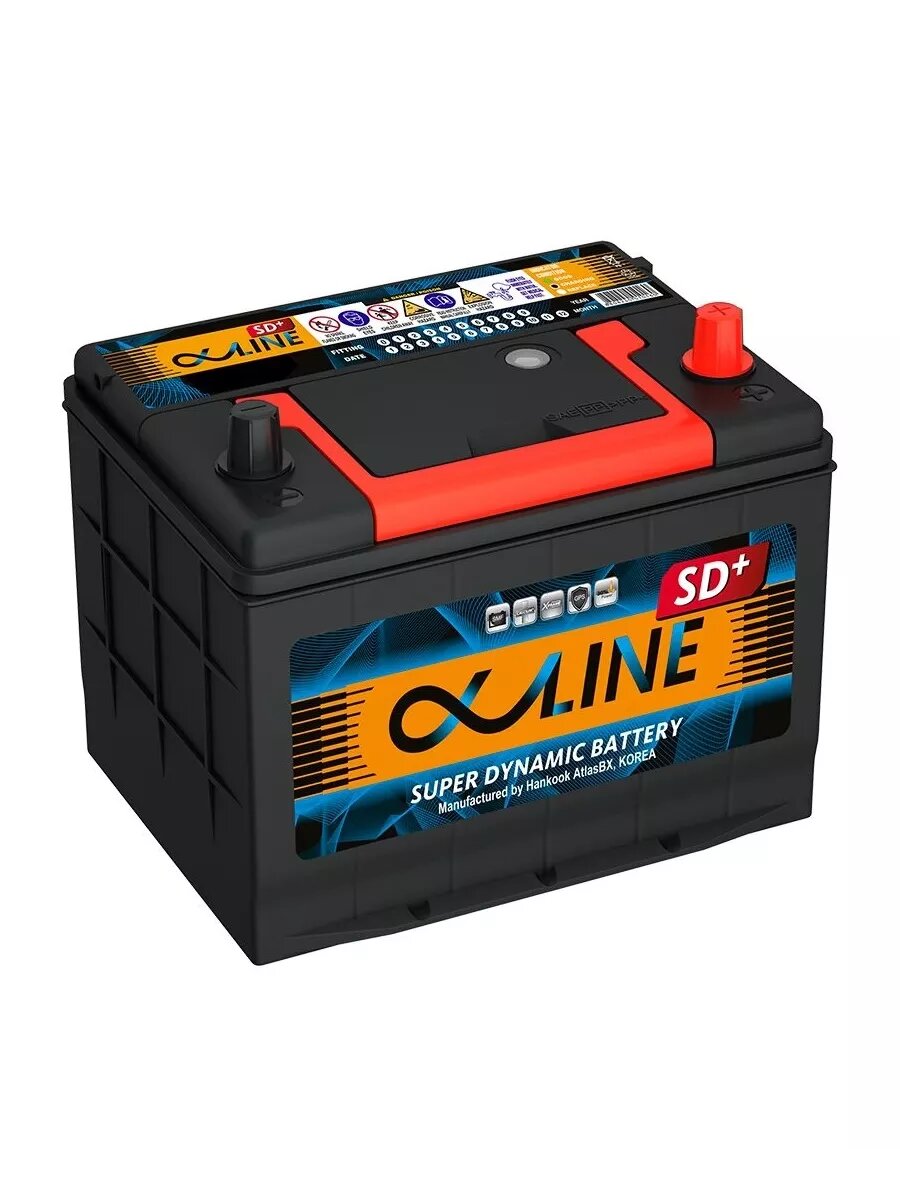 Аккумулятор ALPHALINE SD 85D23L 12V 70Ач обр. пол.