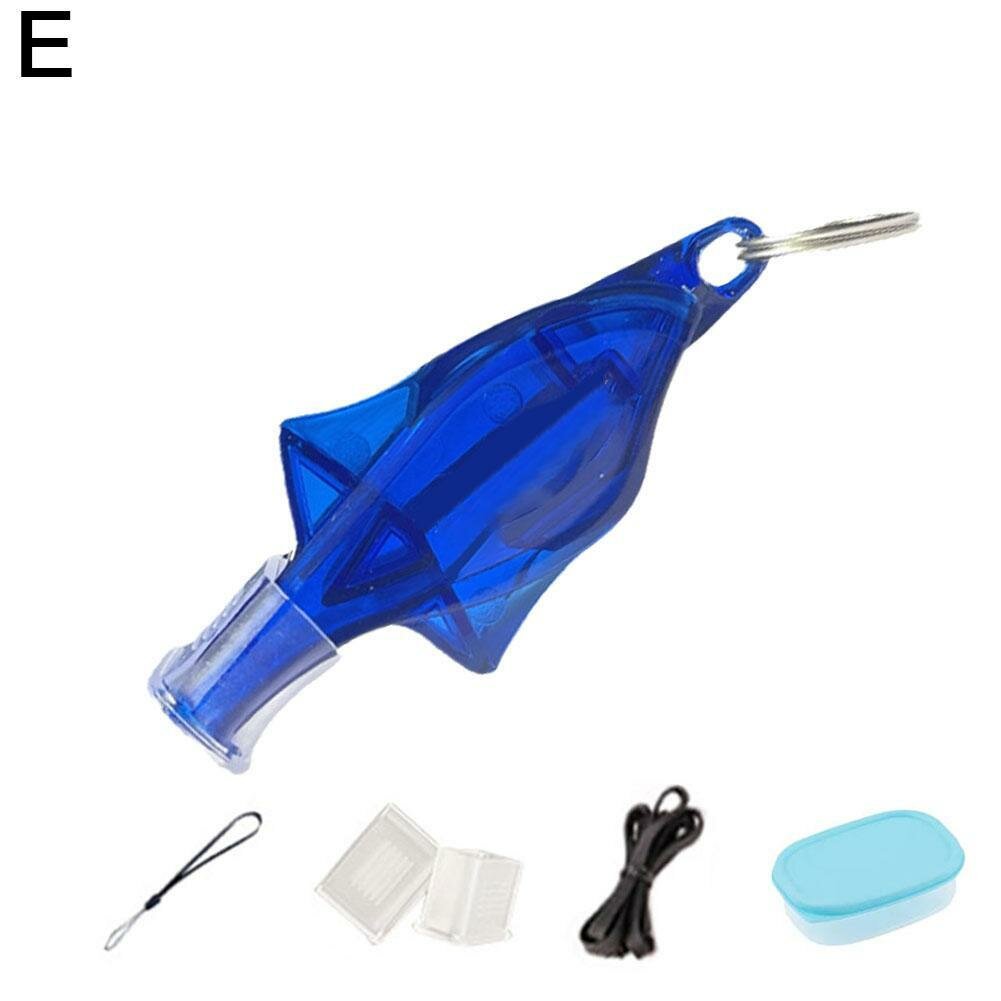 Свисток "Дельфин" с футляром для хранения, подходит для занятий спортом, активного отдыха и т. д.