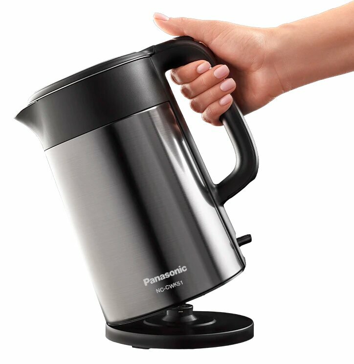 Электрочайник Panasonic NC-CWK51, нержавеющая сталь, объем 1,7 л, 1500 Вт
