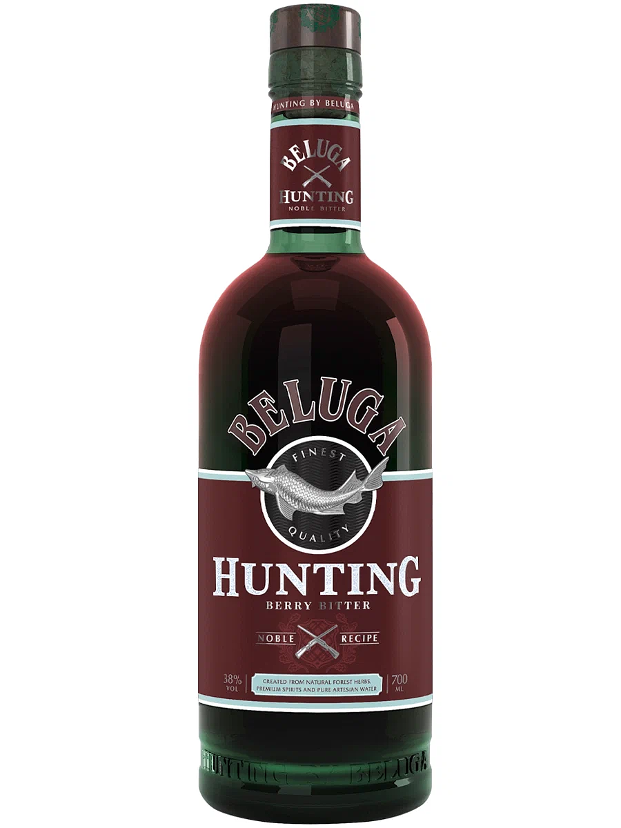 Ликер Beluga "Hunting Berry Bitter", ягодный, биттер, 0,7 л, 38%