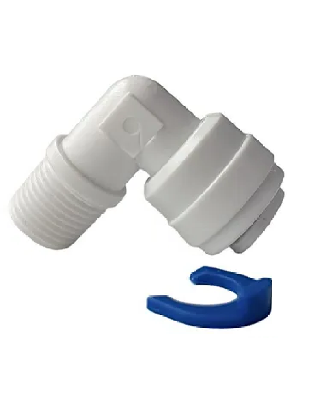 Угловой фитинг 1/4" трубка внутри - 1/8" наружная резьба, быстросьемная система